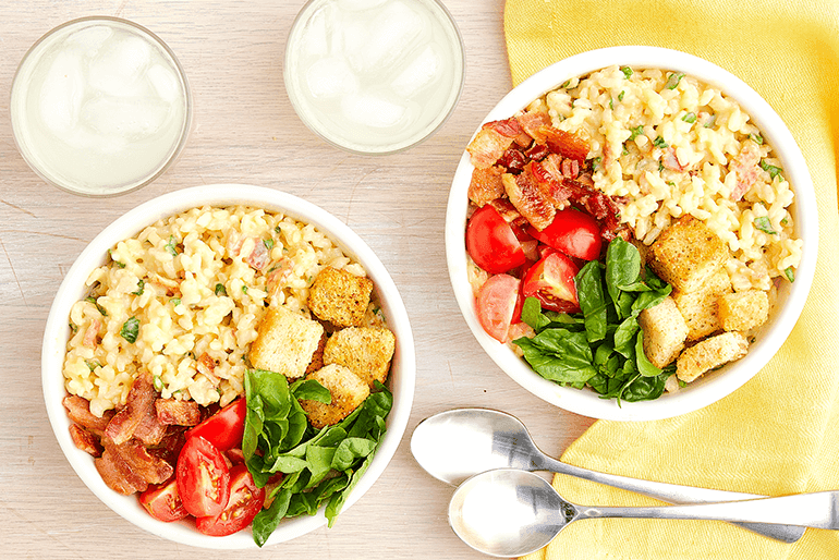 BLT Cheesy Rice Bowls | Recipes | Annie's